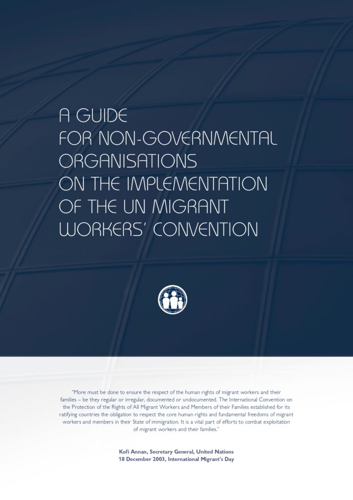 A Guide for Non-Governmental Organisations on the Implementation of the ...